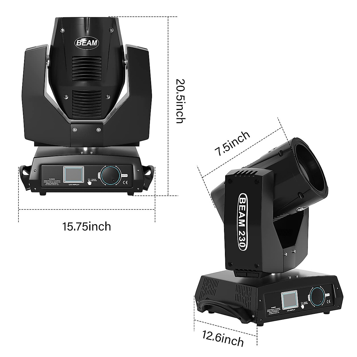 Topteng 𝟐𝟑𝟎𝐖 𝐌𝐨𝐯𝐢𝐧𝐠 𝐇𝐞𝐚𝐝 𝐒𝐭𝐚𝐠𝐞 𝐋𝐢𝐠𝐡𝐭, DJ Lights Beam 230 Stage Lights Spotlight 230W 7R Zoom Moving Head Beam Sharpy Light 8 Prism Strobe DMX 16Ch for Party Stage