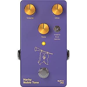 Harby Pedals Noble Tone Overdrive/Boost/Distortion Guitar Effects Pedal