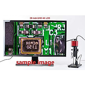 HAYEAR 4K UHD HDMI Industrial Microscope Camera Digital USB C-Mount 1080P@120fps High Speed for Precision Soldering PCB Repair Inspection