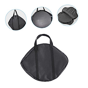 SHOWERORO Outdoor Frying Pan Bag Cast Iron Pan Bag Pan Protectors for Stacking Camp Oven Portable Pan Storage Pouch Barbecue Pan Container Oven Bags Thicken Oxford Cloth Kitchen Utensils