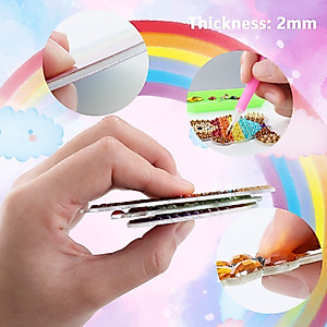 Happy makers Big Gem Diamond Art Painting Arts Crafts Keychains Suncatchers Kits for Gifts, Mosaic Painting Kit by Numbers for Teens Toddler DIY Create Your Own Motivational Frog