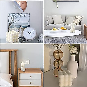 Bubble Candle Soy Wax Scented Candle Hand Poured Scented Candle and Female Body Shaped Candle Set2 Pieces Handmade Candle Decorative Candle for Bedroom Bathroom Wedding Use or Gifting