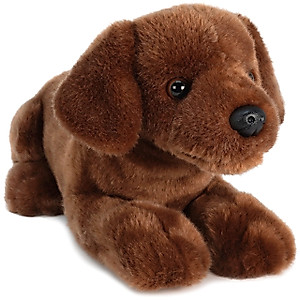 VIAHART TigerHart Cassie The Chocolate Lab - 12 Inch Stuffed Animal Plush Labrador Dog