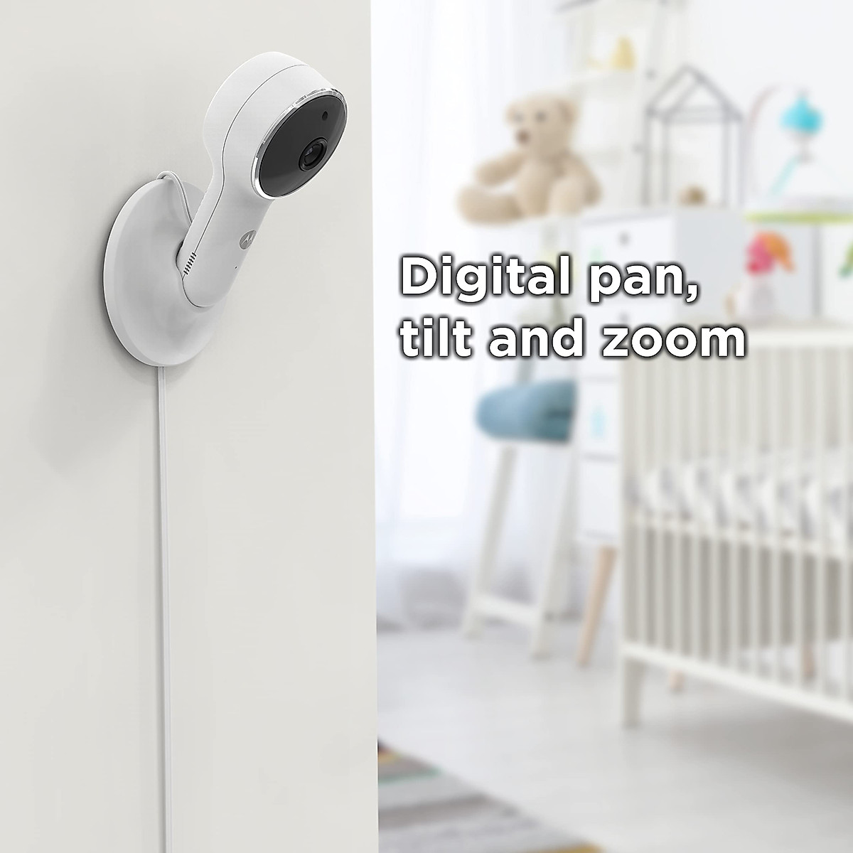 Motorola Connectview 65 Plus, 5" Wi-Fi Video Baby Monitor with Over-The-Crib Mount (Single Camera)