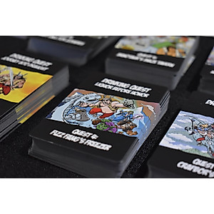 Drinking Quest: Six Pack Board Game- All Six Drinking Quest Games in One Box! Entry Level Dungeons & Dragons style adventure! When your hero dies, You drink! A Ridiculous Amount of Content!