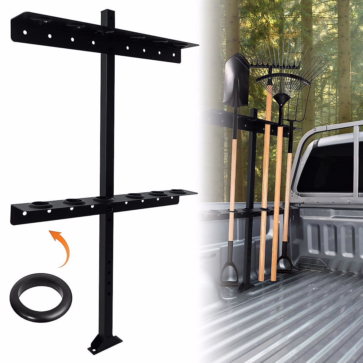 Trailer Racks for Lawn Equipment, Trailer Tool Rack Shovel Holder for ...