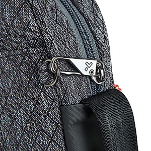 Travelon Greenlander Sustainable Anti-Theft Small Crossbody, Diamond Ash