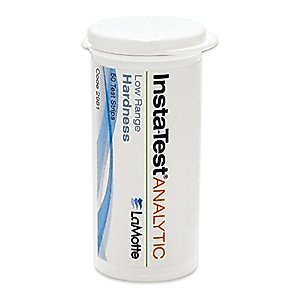 LaMotte Insta-Test 2981 Hardness Single Factor Test Strip, 0-180ppm Range (Vial of 50 Strips)