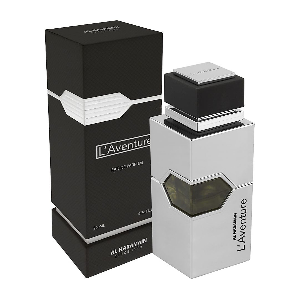 Al Haramain L'Aventure - Cologne for Men - Long Lasting Perfume for Men - Arabian Perfume - Men's Cologne - Amber Perfume with Bergamot - 6.76 oz