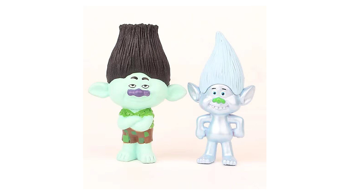 6 Pcs Trolls Toys for Girls - Creative Mini Troll Action Figures