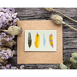 Assorted Thank You Cards Bulk, Blank Greeting Notes with Envelopes (4x6 In, 144 Pack)