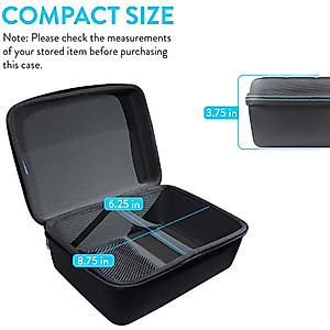 TUDIA EVA Large Empy Hard Case for Dungeons & Dragons RPG Game Accessories, Spell Cards, Dices, Mini Figures, Tokens (Large) [Case ONLY, DND Accessories NOT Included]