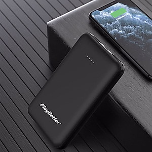 Garmin Approach Z82 Golf Range Finder with Slope - Golf Laser Rangefinder with Image Stabilization, GreenView, & 41K Courses - Bundle with PlayBetter Portable Charger & Microfiber Towel