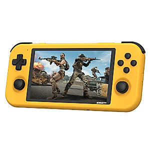 Retroid Pocket 3 Retro Game Handheld Console, Retroid Pocket 3 Android Retro Game Console Multiple Emulators Console Handheld 4.7 Inch 16:9 Display 4000mAh Battery Classic Games (Orange, 2+32GB)