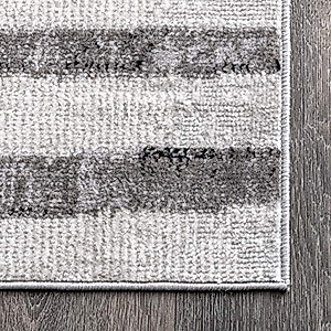 nuLOOM Magdalen Modern Vintage Area Rug, 4' x 6', Grey