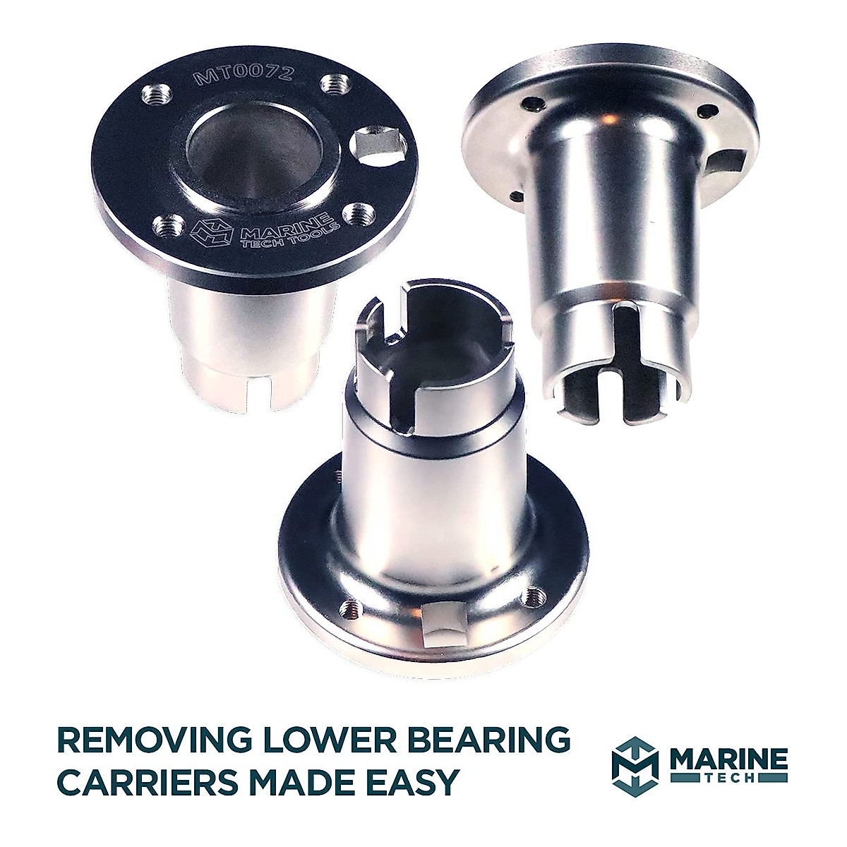 Marine Tech Tools Mercury Prop Shaft Carrier Installer & Removal Tool, Removes & Installs Lower Bearing Carrier, Replaces Mercury 91-13664