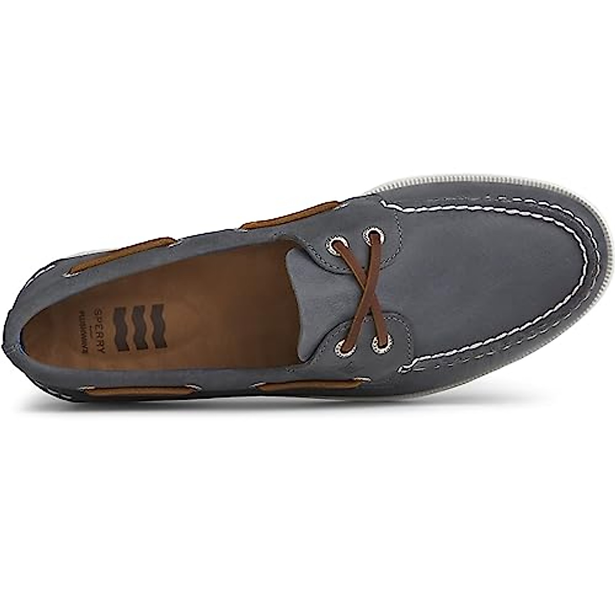 Sperry Men's Authentic Original Plushwave Boat Shoe, Navy, 10.5 M US