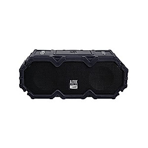 Altec Lansing LifeJacket Jolt - Waterproof Bluetooth Speaker, Durable & Portable Speaker with Qi Wireless Charging and Voice Assistant, Black