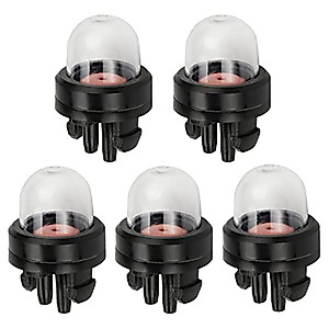Hipa 503936601 530047721 188-512 Snap in Primer Bulb for 2-Cycle Small Engine Poulan Echo Chainsaw Ryobi BP42 Homelite Bolens String Trimmer Leaf Blower 125B 125BX 125BVX 5Pack