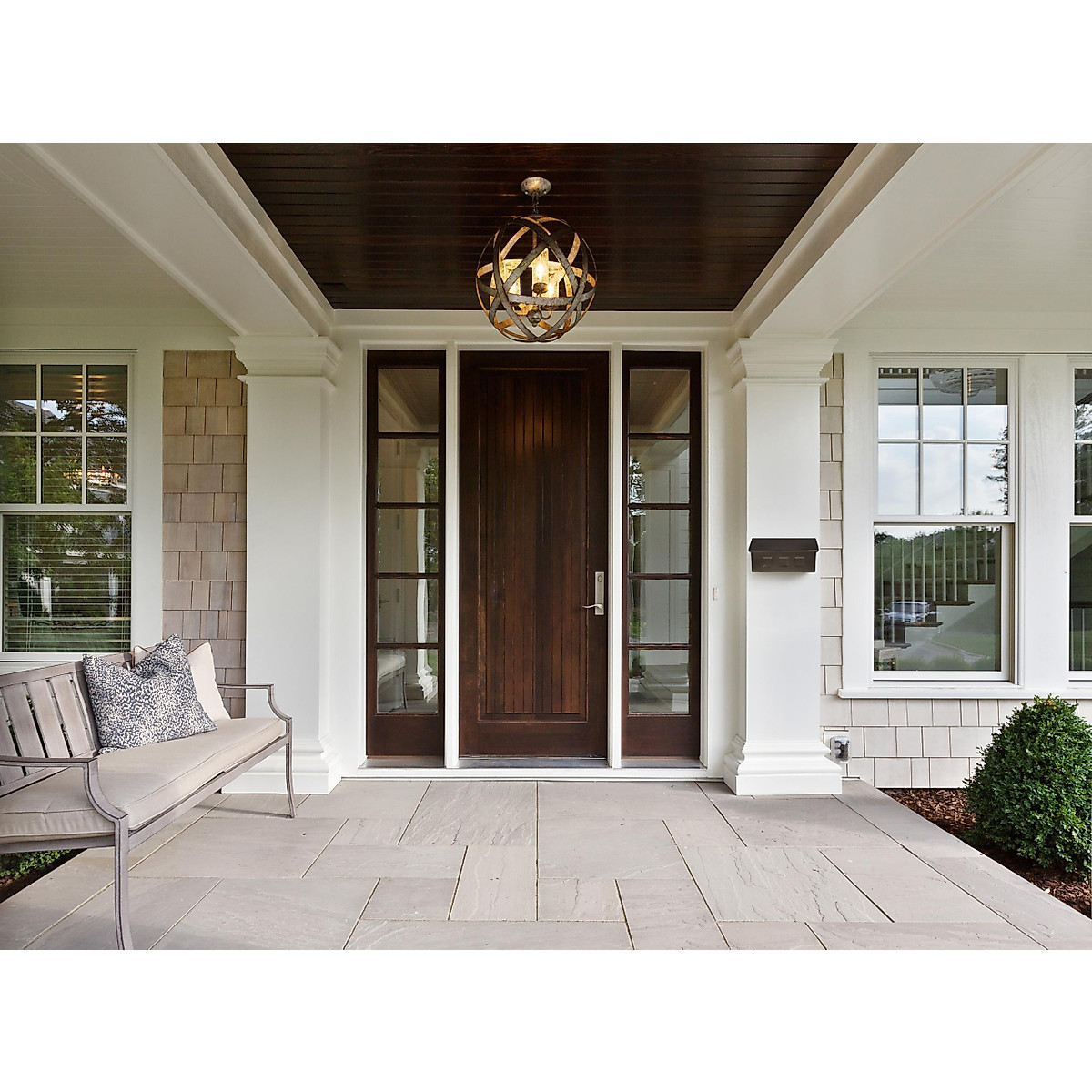 Architectural Mailboxes Wayland Galvanized Steel Wall Mount Mailbox, 2689RZ, Rubbed Bronze, Small Capacity