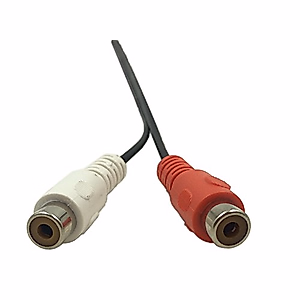 CERRXIAN LEMENG Din 5 Pin Male to 2 RCA Female Professional Grade Audio Cable for Bang & Olufsen, Naim, Quad.Stereo Systems (0.5m)