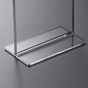 HIIMIEI 8.5x11 Acrylic Sign Holder Table Menu Display Stand, Clear Plastic 8.5x11 Double Sided Picture Frames for Desk Display(6 Pack)