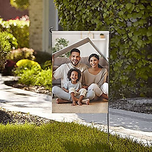 Custom Garden Flag for Outdoor 12.5 x 18 Inch Personalized Double Sided Flags Design Your Own Picture Logo Text Yard Flag for Outside Lawn Patio Garden Home Decorating