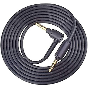 Xivip WH-1000XM3 Headphones Audio Cable,3.5mm Headphones Audio Cable,4.9 ft Aux Cord Compatible with Sony WH-1000X WH-H900N MDR-1AM2 MDR-10R MDR-ZX770BN MDR-100ABN Headphones (Black)