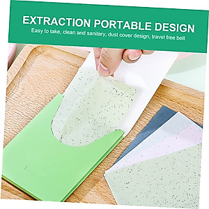 FRCOLOR 400PCS facial oil blotting paper Facial Oil Cleaning Paper Facial Blotting Cleaning Tissue Handy Oil Absorbing Tissue face bamboo charcoal the paper men and women linen paper