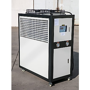 VEVOR Water Chiller 6Ton Capacity, Industrial Chiller 6Hp, Air-Cooled Water Chiller, Finned Condenser, w/Micro-Computer Control, Stainless Steel Water Tank Chiller Machine for Cooling Water