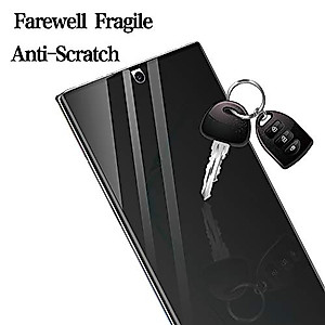 [2 Pack] LYWHL for Samsung Note 10 Privacy Screen Protector, Anti-Spy Flexible Film Full Adhesive Screen Protector for Galaxy Note 10 6.3" [Not for Note 10 Plus] [Support Fingerprint ID] - Black