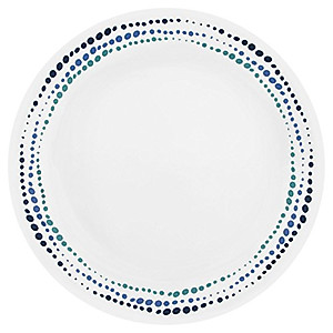 Corelle Livingware Ocean Blues 10.25" Dinner Plate (Set of 4)