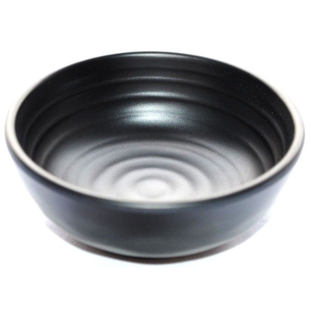 Lucky Star Melamine Round Snack Sauce Dipping Dishes Bowls Cups, 3-7/8" (4 oz), Black (10)