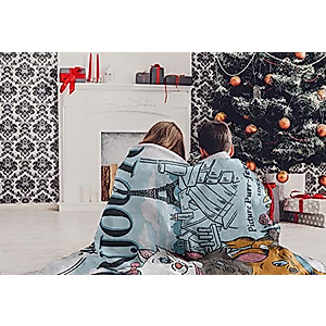 Northwest Disney's Aristocats Micro Raschel Throw Blanket, 46" x 60", Bonjour