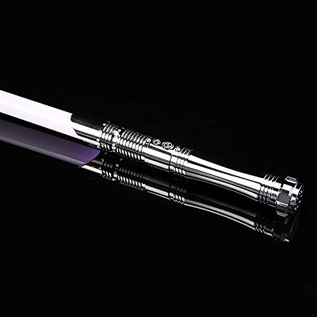Ciel Tan Force FX Light Saber RGB 12 Color to Change Light Sabers with 5 Realistic Sound Fonts Blaster Sound Light Sabers of Silver Metal Hilt Light Saber Toy with 1 inch Saber Blade