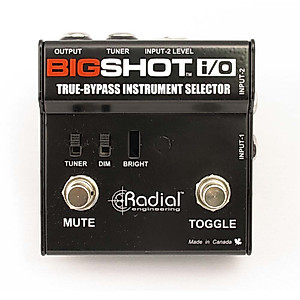 Radial BigShot I/O True Bypass Selector Switch