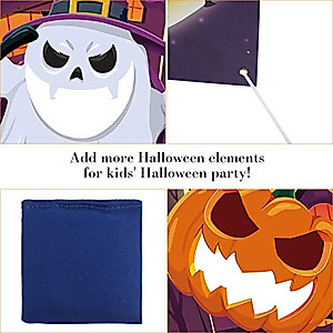 BESPORTBLE Halloween Pumpkin Bean Bag Toss Game Festive Portable Toss Game Banner with Bean Bags Party Favors for Halloween Kids Party