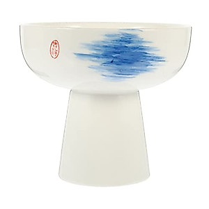 Goblet Glass Trifle Bowl Mini Dessert Cup Glass Salad Bowl Ceramic Bowl Small Dessert Cups Ceramics White Kitchen Pudding Cup Glass Cup Pudding Bowl Fruit Sweets Smooth Easy to Clean