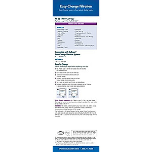 Culligan RC 4 EZ-Change Water Filtration Replacement Cartridge, 500 Gallons, 1 Count (Pack of 1), White