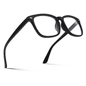 Pro Acme Non-prescription Glasses Frame Clear Lens Eyeglasses (Matte Black)