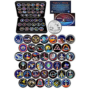 Space Shuttle Discovery Missions NASA Florida Statehood Quarters 39-Coin Set Box