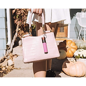 ARMADILLO DEFENSE Pepper Spray and Personal Alarm Key Chain Bundle (2 Pack) for Protection and Self Defense, Safeguard for Women and Men, Tear Gas and Panic Button (Pink)