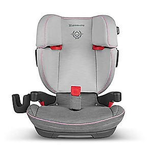 UPPAbaby ALTA Booster Seat, SASHA (Grey Melange with Pink Accent)