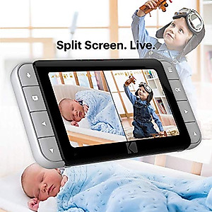 Kodak Cherish C125 Video Baby Monitor, with App and Two Way Talk, Comfort Your Baby, Elderly, Pets and Family from Anywhere, Whether You’re Home or Away (Renewed)