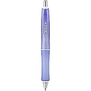 PILOT Dr. Grip Frosted Refillable & Retractable Ballpoint Pen, Medium Point, Purple Barrel, Black Ink, Single Pen (36250)