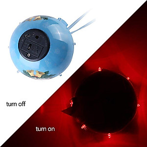 2021 Newest Christmas Dog Collection Shatterproof Ball Ornaments with Twinkling Lights, Beautiful Decorative Hanging Pendants for Home Garden Patio Indoor and Outdoor Decorations 3 Pack