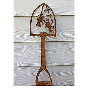 Snow Shovel for Driveway - Recycling Metal Gift Garden for Gardeners Great Shovel Small Decoration & Hangs
