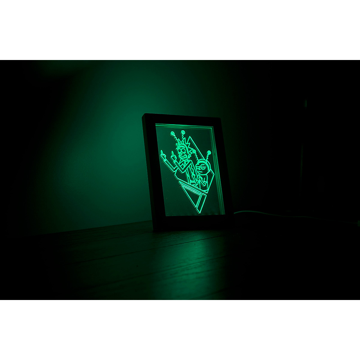 Rick & Morty LED Aliens Acrylic 3D Nightlight Picture Frame with Remote Control, Adjustable Brightness, WeShip Things Design #10