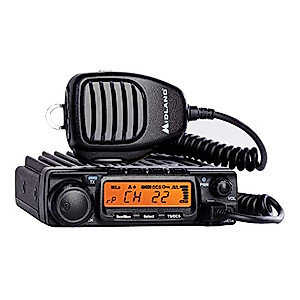 Midland – MXT400 - 40 Watt GMRS MicroMobile Two Way Microphone Radio - Off Roading Outdoor Boat Ranches Tractors Radio - 8 Repeater Channels NOAA Weather Alerts- Compatible GMRS Walkie Talkies