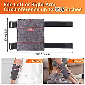 Comfheat Elbow Heating Pad Wrap for Joint Pain USB Heated Elbow Brace for Tendonitis and Tennis Elbow Portable Moist Heat Therapy Elbow Sleeve Adjustable Temperature (Non-Chargeable)